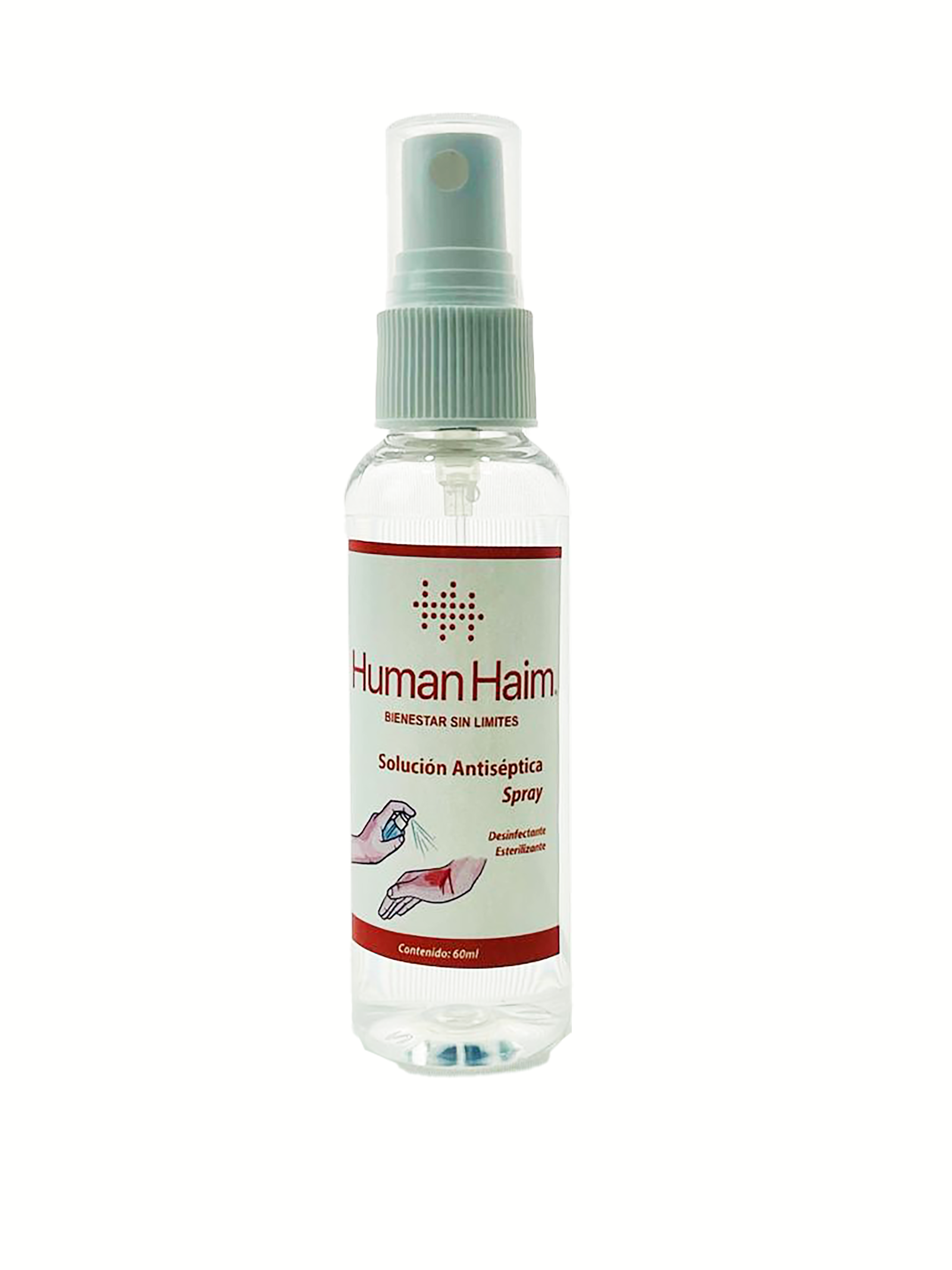 SOLUCIÓN ANTISÉPTICA 60 ML SPRAY MARCA HAIM – Humanhaim